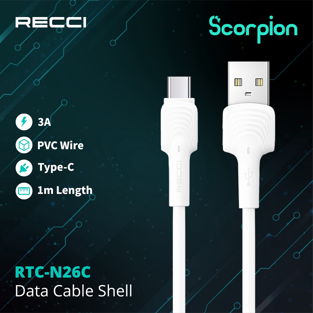 Recci RTC-N26 Shell Data Cable | Shopee Malaysia