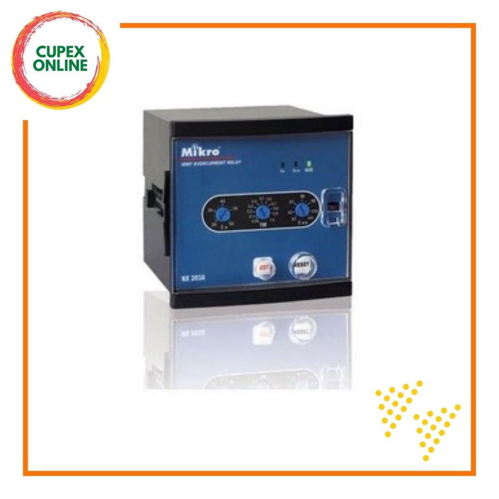 MIKRO NX203A/NX204A Inverse Time Overcurrent Relay 50Hz 240A 198-265VAC ...