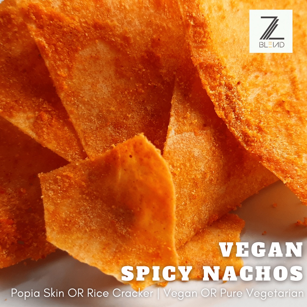 Vegan Vegetarian Snack Popia Cheese Spicy Nachos Gluten Free Healthy ...