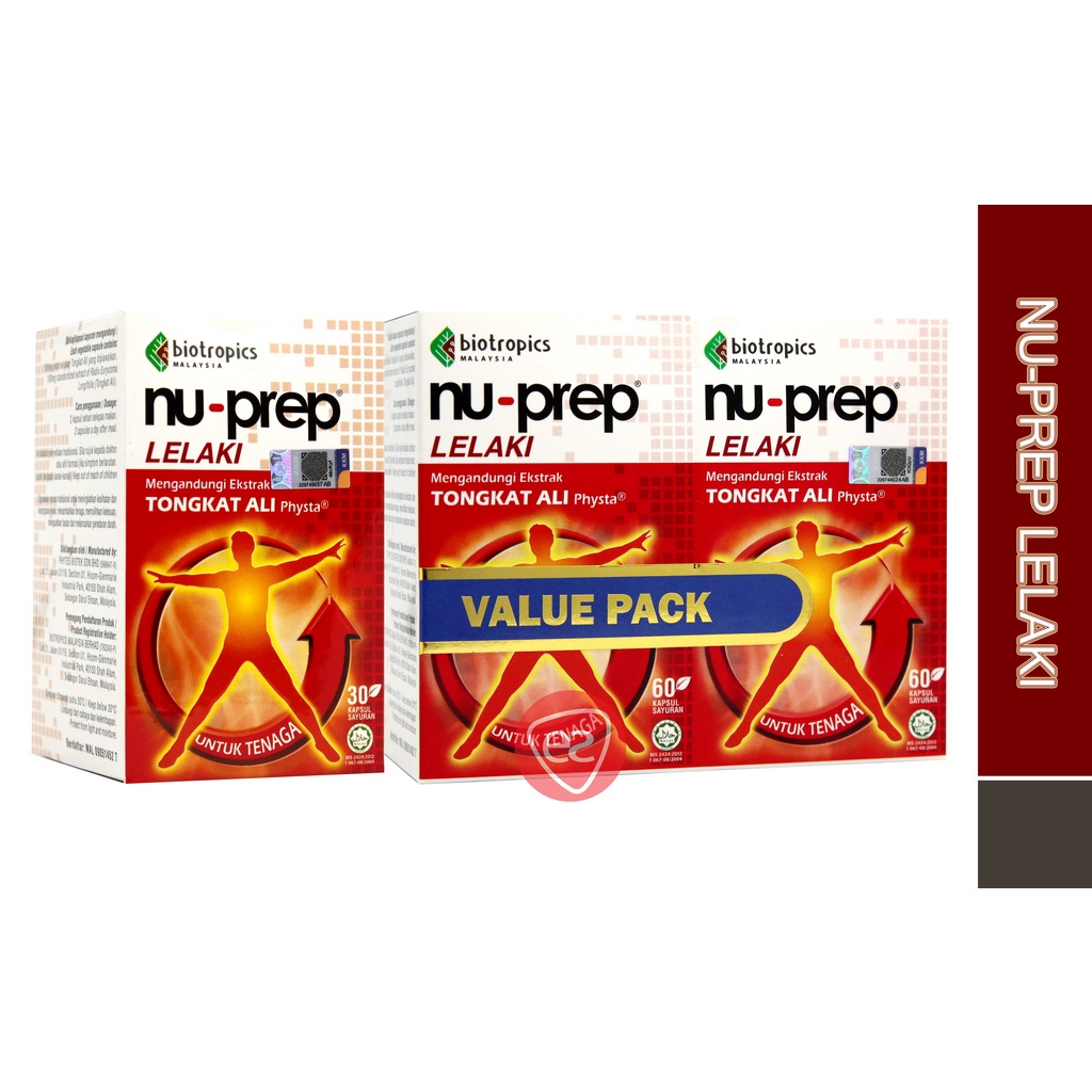NU PREP LELAKI (60s or 60S X 2) | Shopee Malaysia