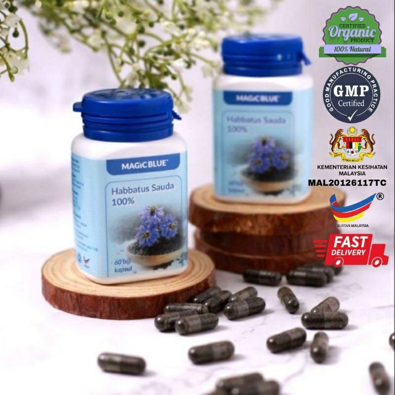 (MAGIC BLUE) KAPSUL HABBATUS SAUDA 100% ORI [60BIJI] - LULUS KKM ...