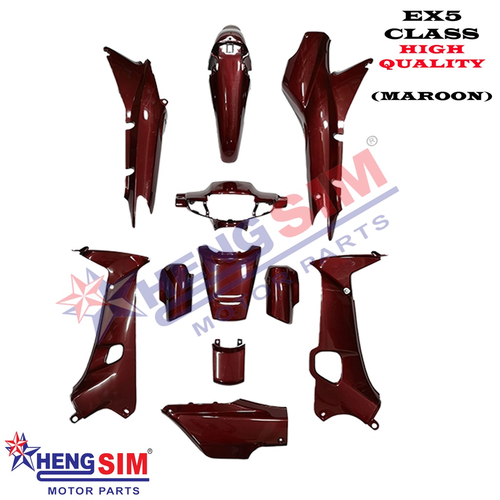 EX5 CLASS COVER SET FULL SET (MAROON, GREEN, BLACK, BLUE) | Shopee Malaysia