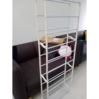 10 TIER SHOE RACK / RAK TUDUNG / SCARF RACK / LELONG | Shopee Malaysia