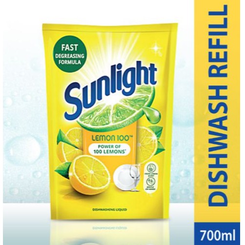 Sunlight Dishwash Liquid Lemon Refill 700ml | Shopee Malaysia