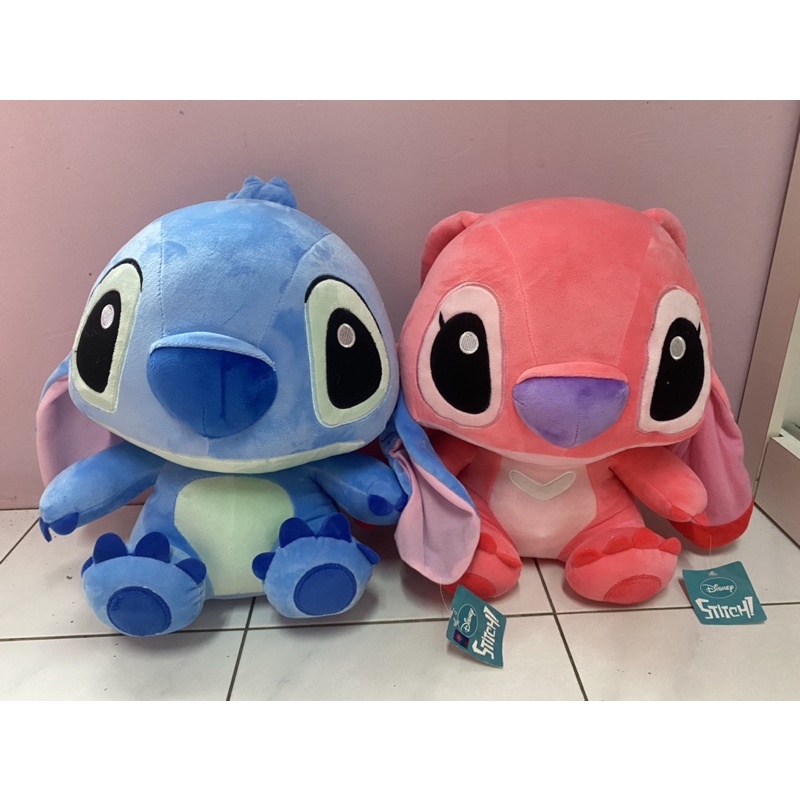 THAILAND ORIGINAL DISNEY STITCH & ANGEL COUPLE DOLL FLUSH TOY | Shopee ...
