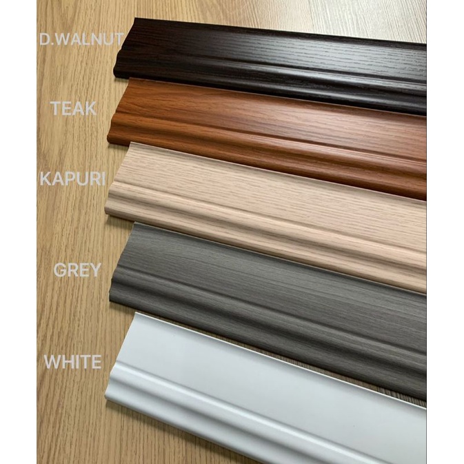 PVC SKIRTING 70MM & 100MM * FOR SPC & VINYL & TILES | Shopee Malaysia