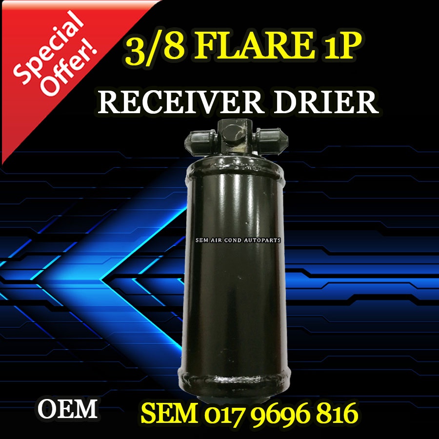 3/8 FLARE F 1P RECEIVER DRIER CAR AIRCOND SYSTEM (FILTER DRIER ...