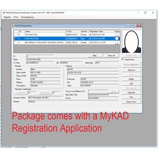 SAGEM/IDEMIA MSO1350 E2/V3/E3 PC/Windows MyKAD+Fingerprint Reader ...