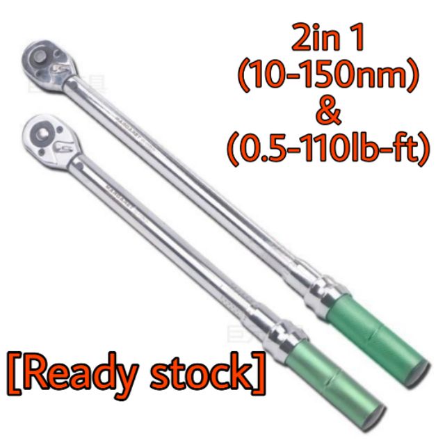 Torque wrench 1/2" 10-150Nm /sepanar tork | Shopee Malaysia