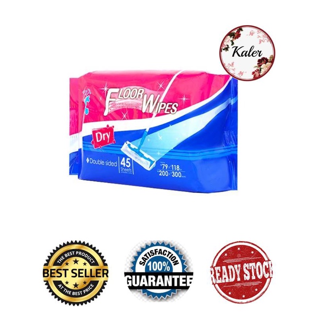 DAISO Floor Dry Cleaning Tissue for Wiper (45 sheets ) | Shopee Malaysia