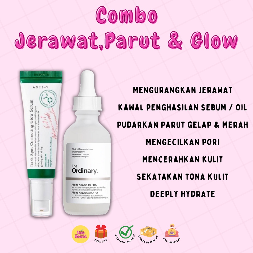 AxisY Dark Spot Correcting Glow Serum/AlphaArbutin | Shopee Malaysia