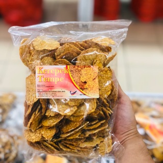Kerepek Tempe O Bulat Original homemade Premium Quality 400g | Shopee ...