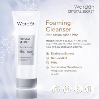 Wardah Pencuci Muka White Secret Crystal Secret / Facial Wash / Foaming ...