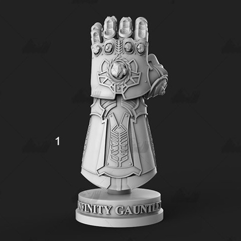 Infinity Gauntlet 3D STL File for PLA ABS Filament and Resin 3D Printer ...