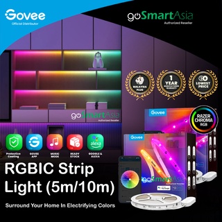 goSmart Asia Govee 5m/10m RGBIC Wifi + Bluetooth LED Strip Light with ...