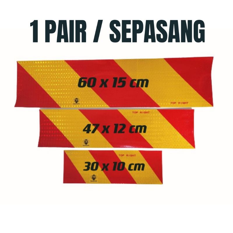 1 PAIR Reflective Sticker Puspakom#Diamond Grade Sticker | Shopee Malaysia