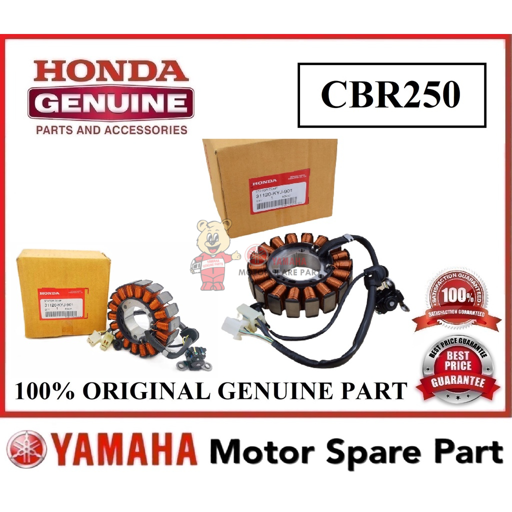 (100% ORIGINAL) HONDA CBR250 STARTER COIL ASSY // 31120-KYJ-901 STARTOR ...