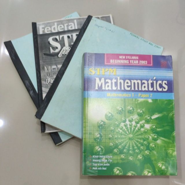 STPM Mathematics T Form 6 (used) | Shopee Malaysia