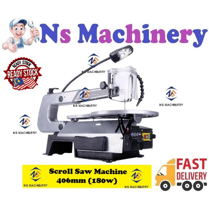 Professional Scroll Saw Machine 406mm 180W/Table Jigsaw/Jig Saw Machine ...