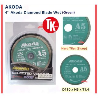 [AKODA] 4" Mata Grinder Potong Mozek / Diamond Cutter /angle Grinder ...