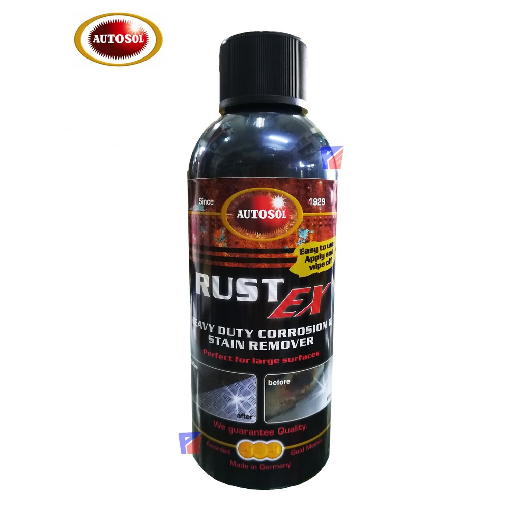 Autosol Rust Ex - Heavy Duty Corrosion & Stain Remover-250ml | Shopee ...