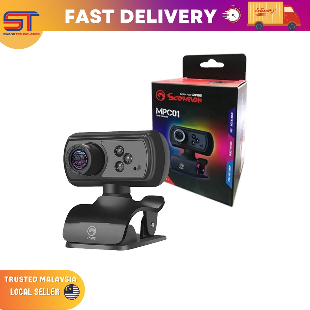 WEBCAM MARVO MPC01 FULL HD 1080P | Shopee Malaysia