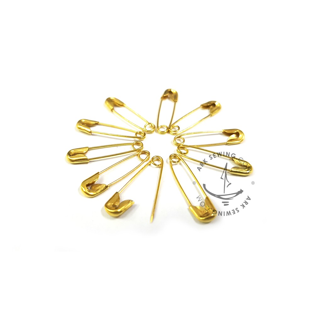 MINI GOLD SAFETY PIN / PIN KESELAMATAN (10 PCS) | Shopee Malaysia