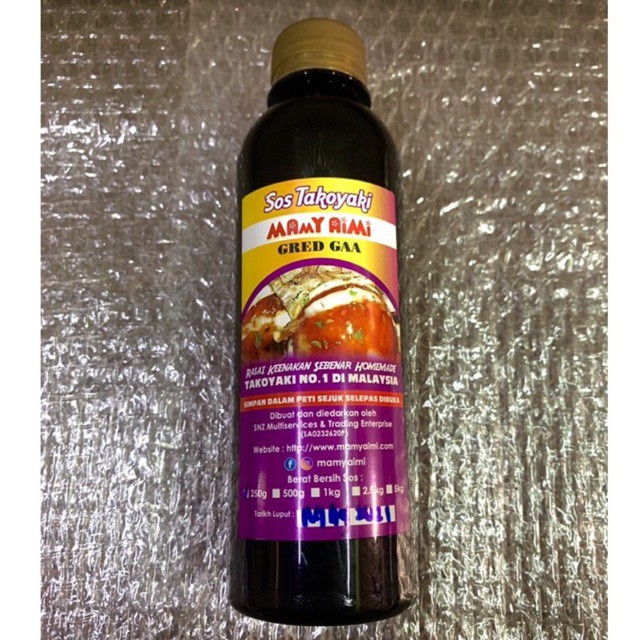 Promosi penghabisan stok (mac 2022) Halal Sos Takoyaki (Ready to use ...