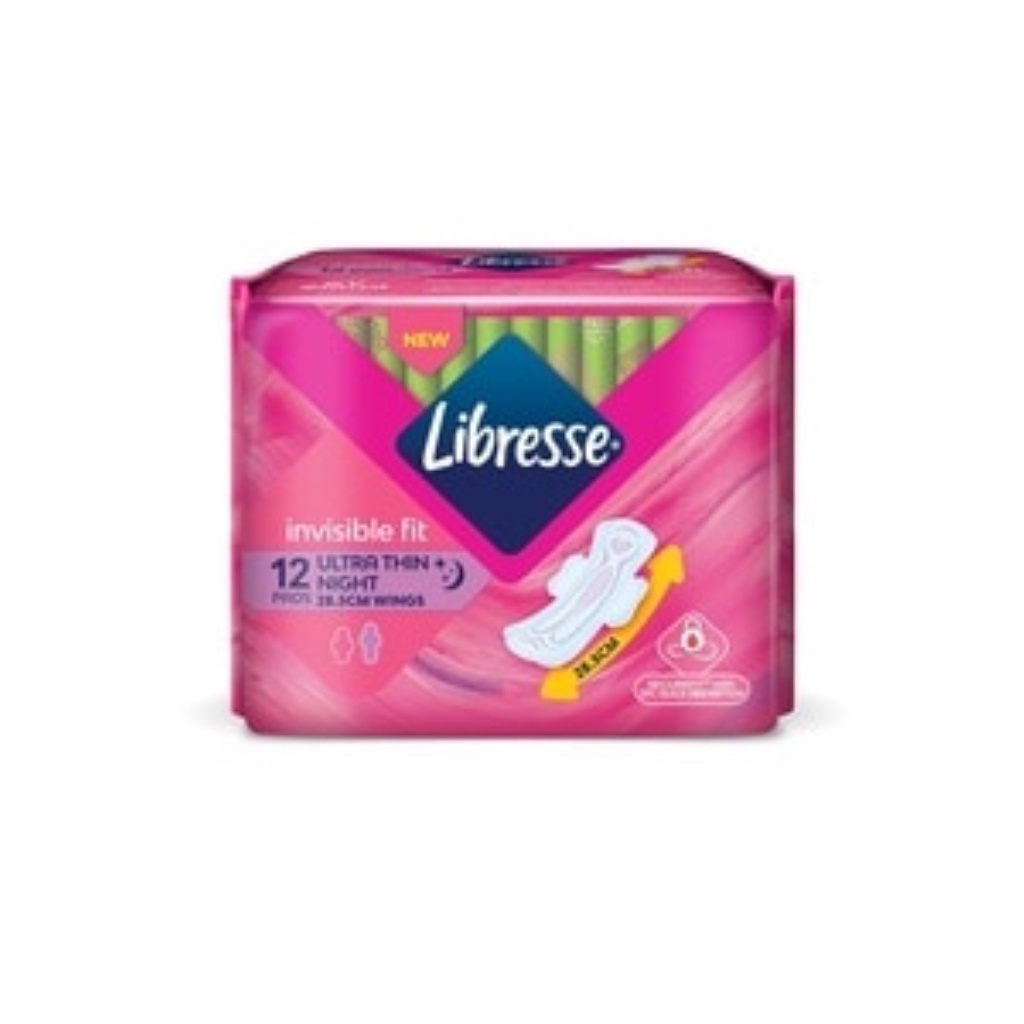 LIBRESSE Invisible Fit Ultra Thin Night Wing 28.5cm 12s | Shopee Malaysia