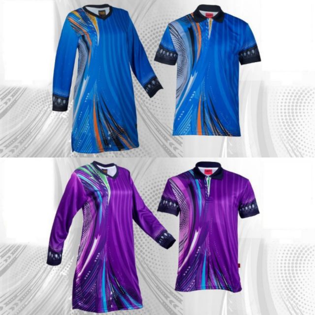 Muslim Matching Jersey (Blue & Purple) | Shopee Malaysia