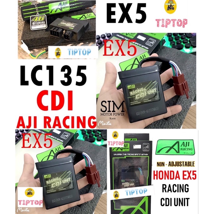 ORIGINAL LC135 EX5 DREAM CDI AJI RACING NON-ADJUSTABLE (TAK / TIDAK BOLEH ADJUST) BRT REXTOR UMA ...