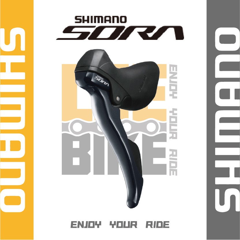 SHIMANO SORA SHIFTER ST-R3000-L (LEFT ONLY) | Shopee Malaysia