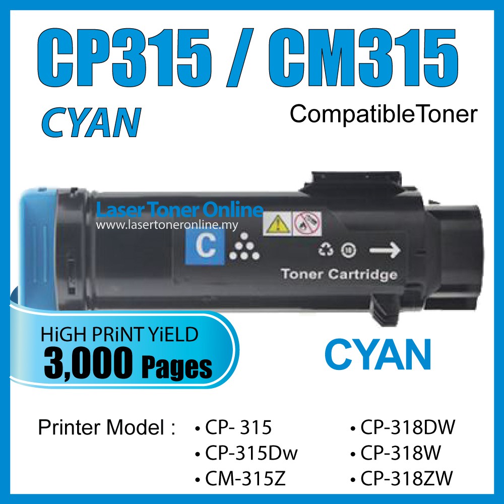 Compatible Fuji Xerox CP315 CM315 CP315Dw CM315Z CP318DW CP318W CP318ZW ...
