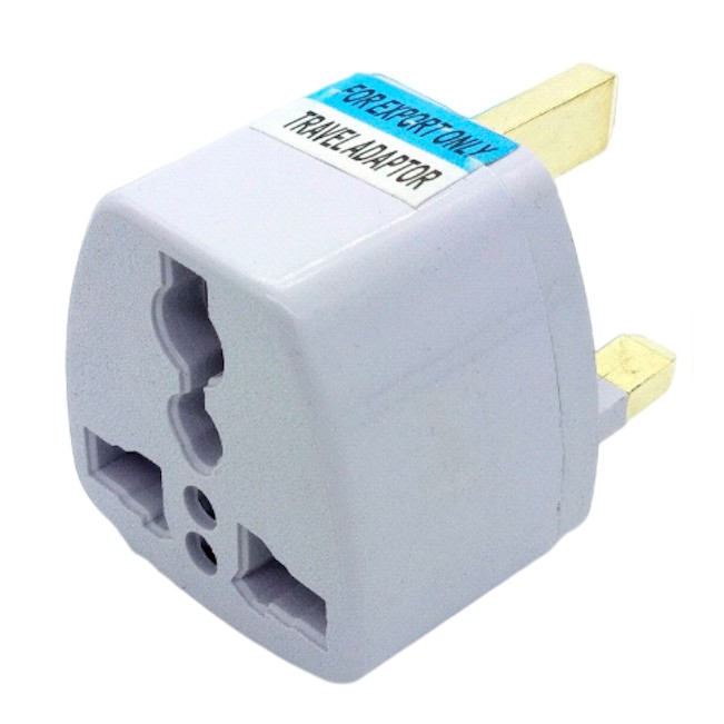 Universal Travel Multi Adaptor Adapter Plug Socket (3 Pin ) | Shopee ...