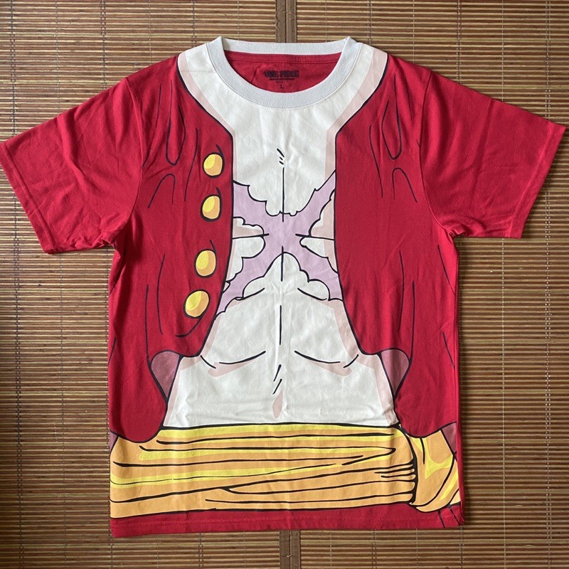 Baju Original One Piece Monkey D Luffy Fullbody print | Shopee Malaysia