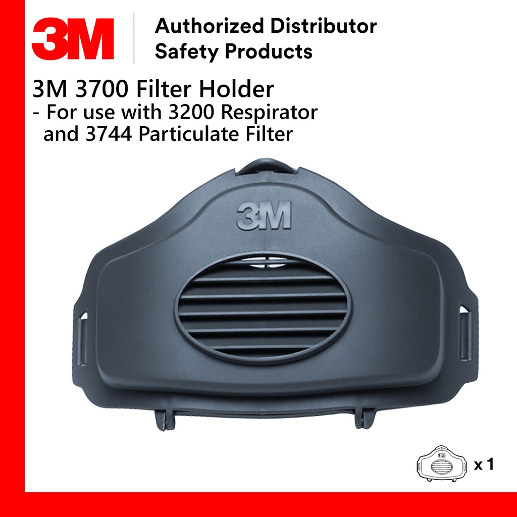 3M 3700 Filter Holder for use with 3M 3744 Particulate Filter [Filter ...