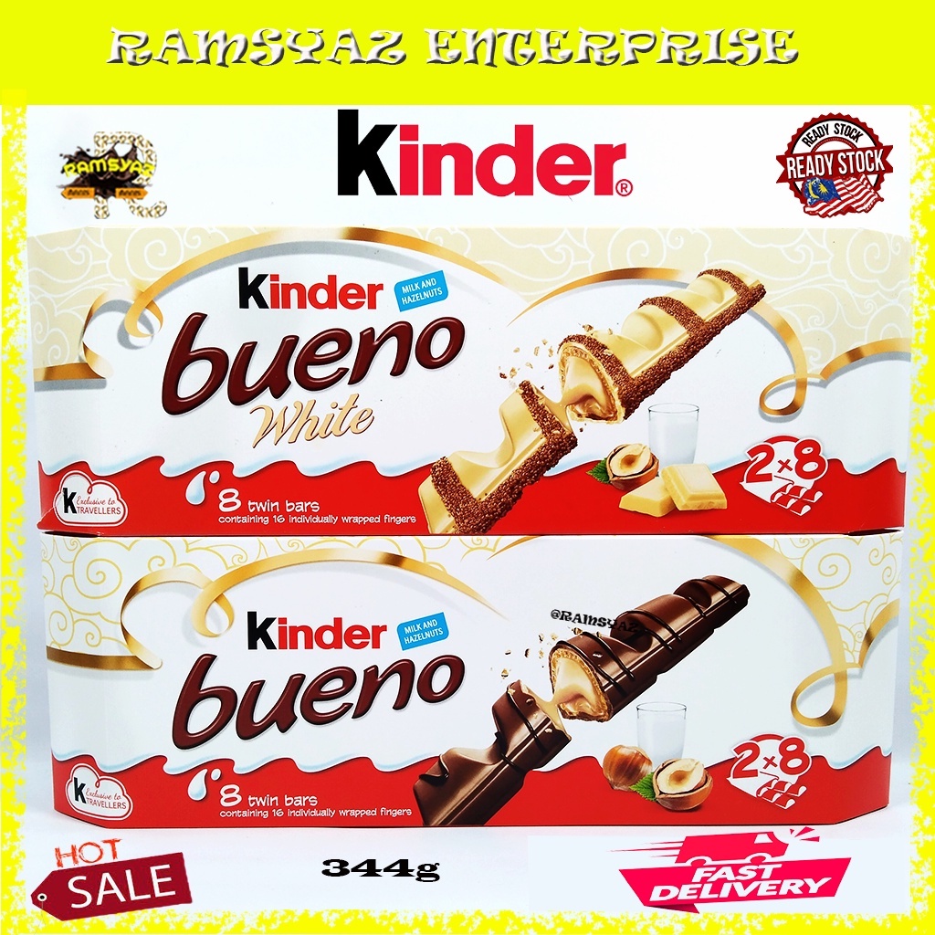 KINDER BUENO TWIN BAR 8X2 (16PCS) | Shopee Malaysia