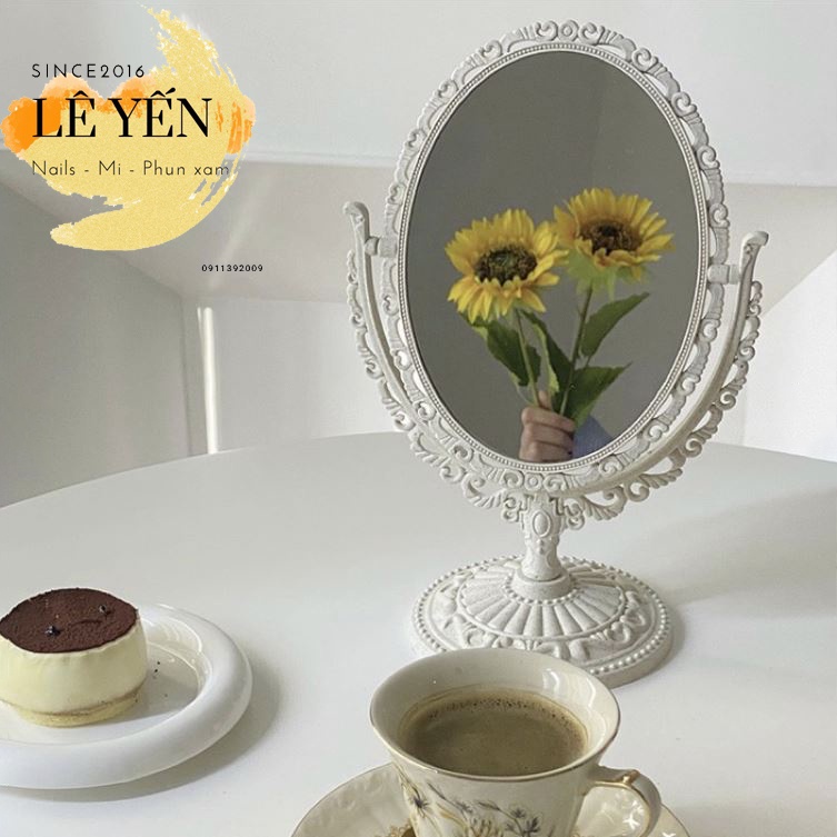 Luxury decor Desk Mirror For Women (Face Mirror) | Shopee Malaysia