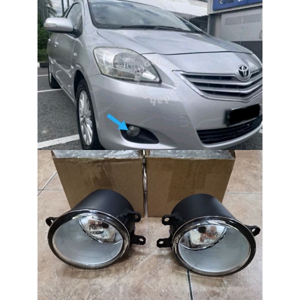 TOYOTA NCP93 VIOS 2007-2010 FRONT FOG LAMP ASSY/ SPORT LIGHT ALTIS, ESTIMA, CAMRY, AVANZA, WISH ...