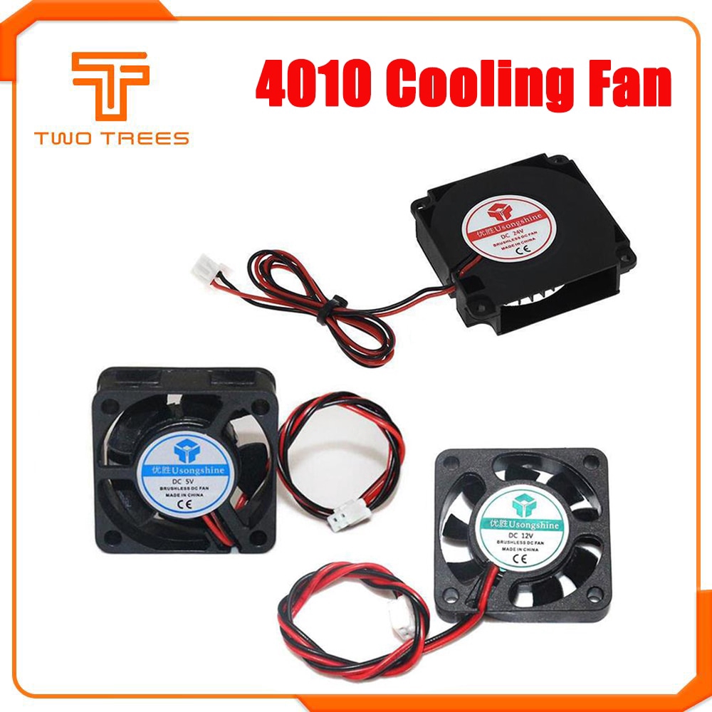 DC 5V/12V/24V Computer CPU Cooler Mini 4010 Cooling Fan 40x40x10mm ...