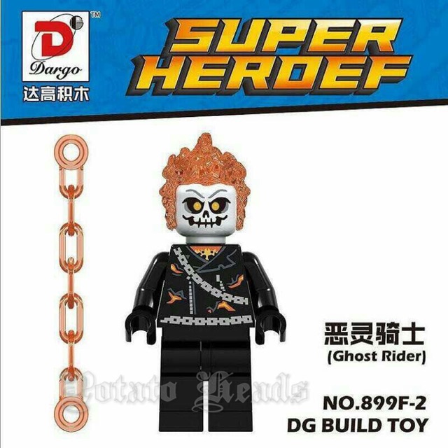 DARGO MARVEL GHOST RIDER MF 899F-2 (LEGO COMPATIBLE) | Shopee Malaysia