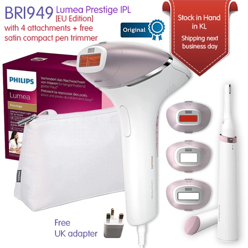 Philips BRI949 Lumea Prestige IPL Hair Removal Device with 4 ...
