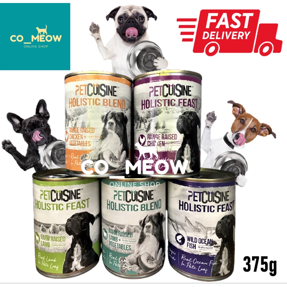 PETCUISINE Holistic Blend Dog Wet Food- Range Raised Chicken/Chicken ...