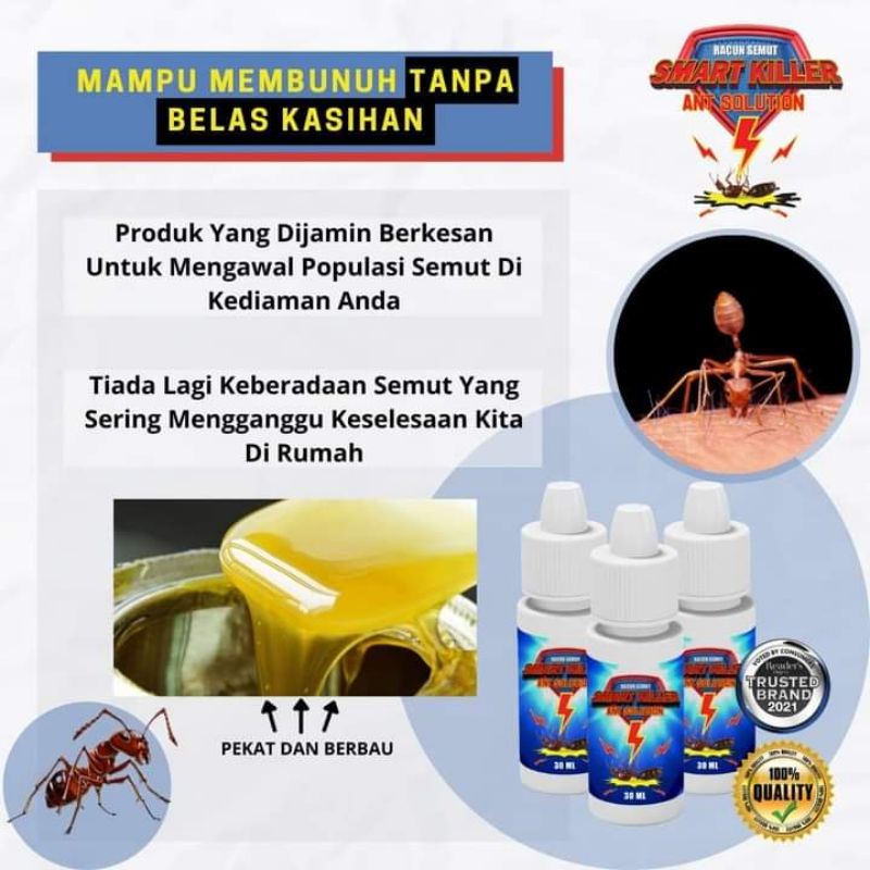 SMART Killer Pembunuh Semut 30Ml | Shopee Malaysia