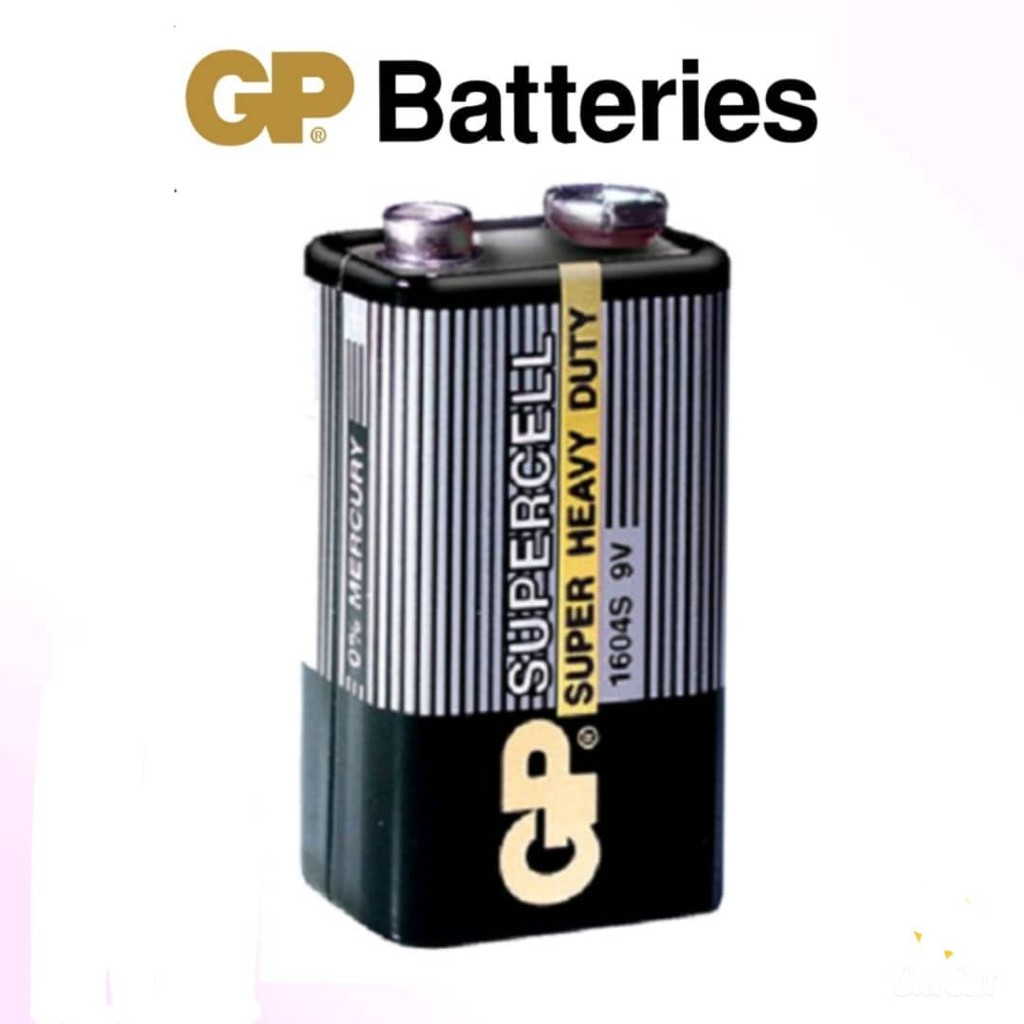 GP Supercell Heavy Duty 9V GP Msia Original 1PC / 5PCS | Shopee Malaysia
