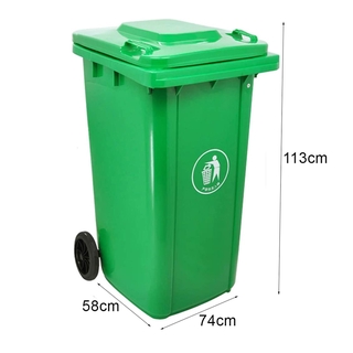 240 Liters Large 240L Dustbin Trash Can Garbage Bin Recycle Bin ...