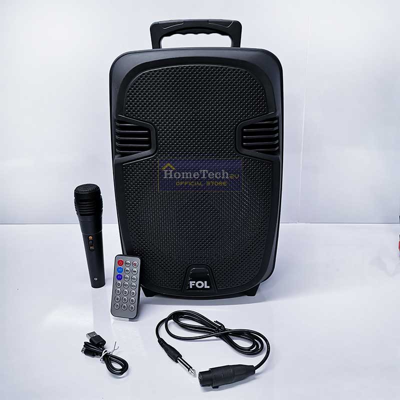 Portable Speaker 8 Inch Outdoor Wireless Bluetooth Speaker with Mic USB ...