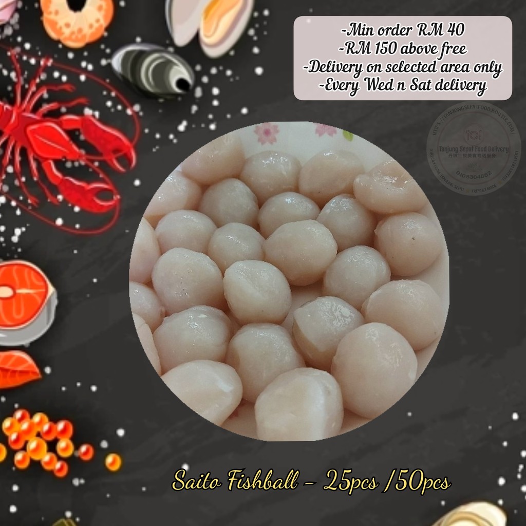 Tanjong Sepat正宗西刀鱼丸Saito fishball | Shopee Malaysia