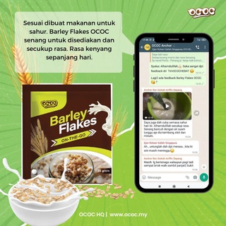 OCOC Barley Flakes On the GO Minuman Air Barli | Shopee Malaysia