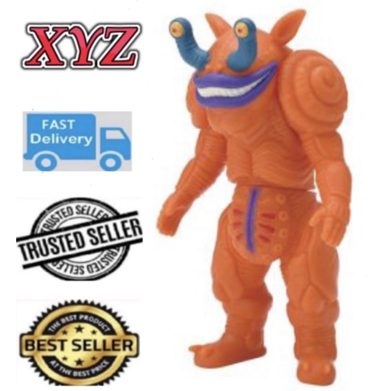 Ultraman Kaiju Monster ALIEN FANTON Sofubi Toy Figure Original Bandai ...